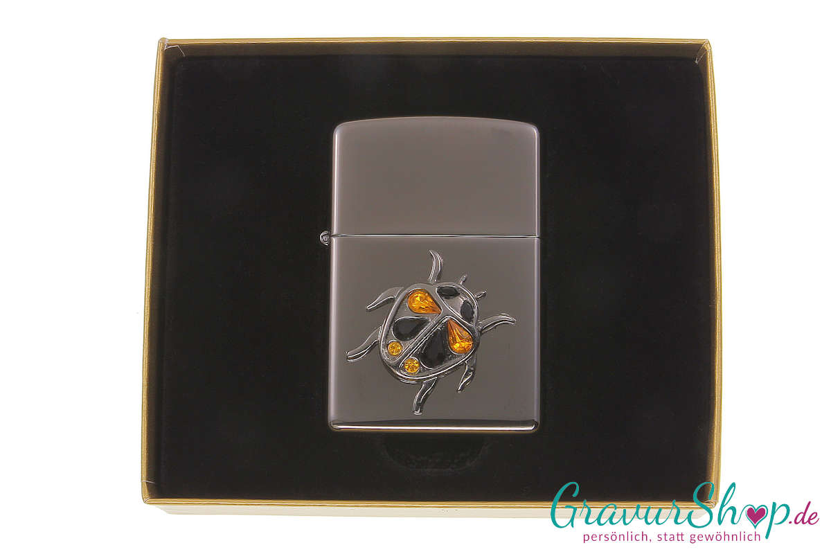 Zippo Midnight Ladybug mit Gravur | GravurShop